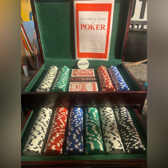 Games | Premium Poker Chip Set With Cards | Poshmark